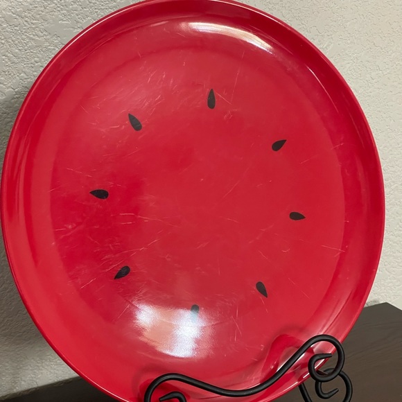 Dining | Melamine Watermelon Serving Tray Vintage | Poshmark